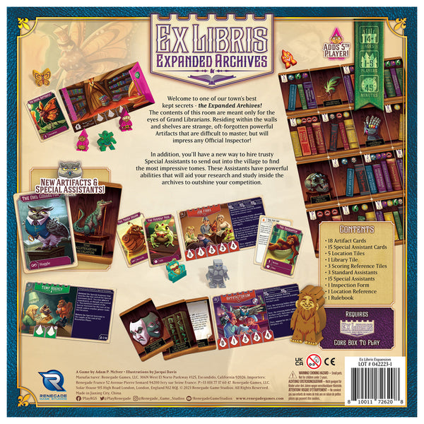 Ex Libris: Expanded Archives Expansion | Board Game Bandit