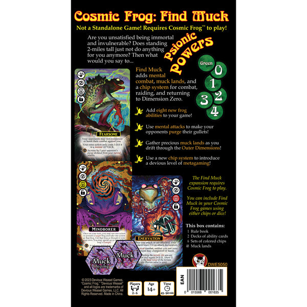 Cosmic Frog: Find Muck Expansion | Board Game Bandit Canada