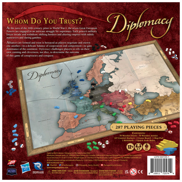 Diplomacy Board Game | Board Game Bandit Canada