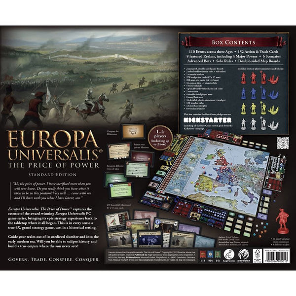Europa Universalis: The Price of Power | Board Game Bandit