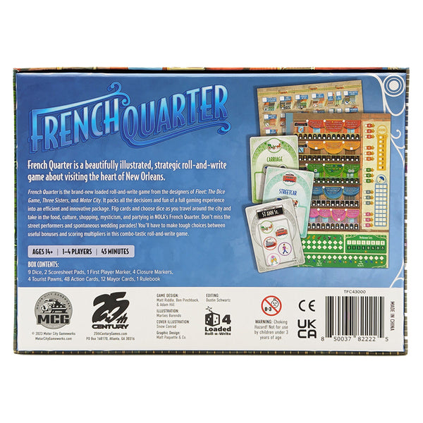 French Quarter Game | Board Game Bandit