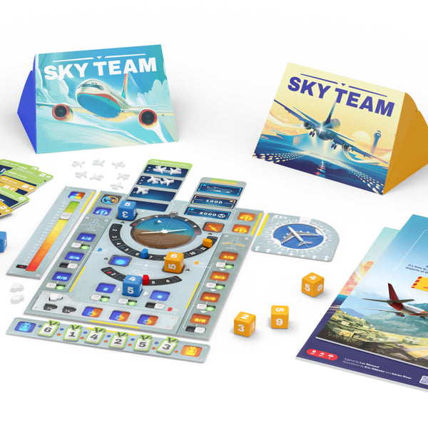 Sky Team Two-Player Cooperative Game | Board Game Bandit