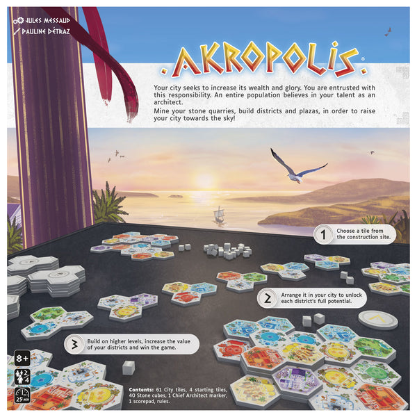 Akropolis Strategy Game | Board Game Bandit Canada