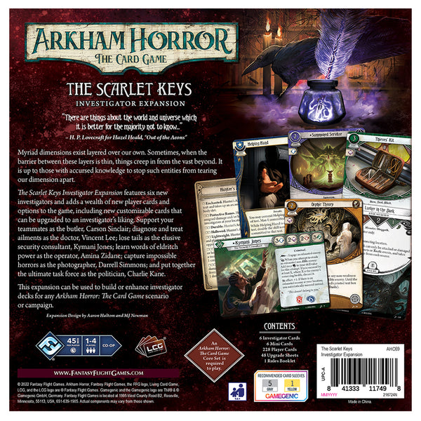Arkham Horror: The Scarlet Keys - Investigator | Board Game Bandit