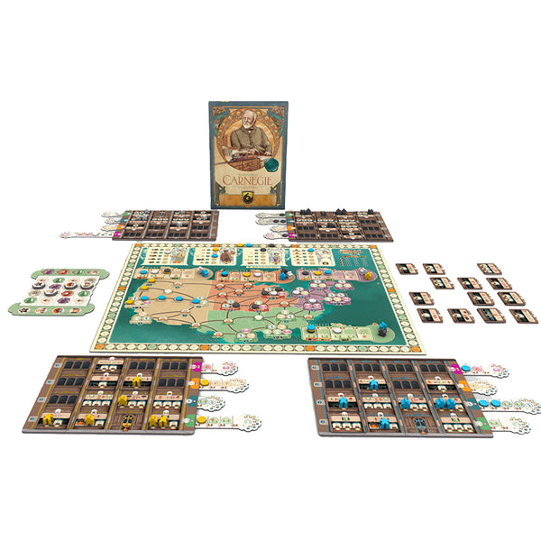 Carnegie Strategy Board Game | Board Game Bandit Canada