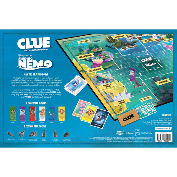 Clue: Finding Nemo Game | Board Game Bandit Canada