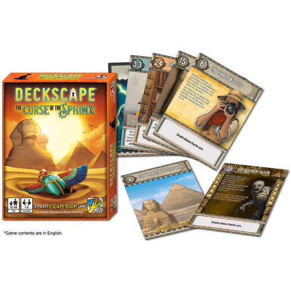 Deckscape: The Curse of the Sphinx | Board Game Bandit Canada
