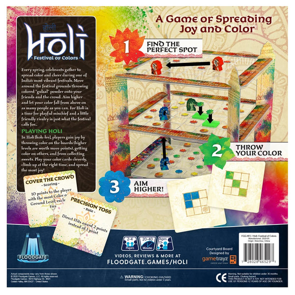 Holi: Festival of Colors Board Game | Board Game Bandit Canada