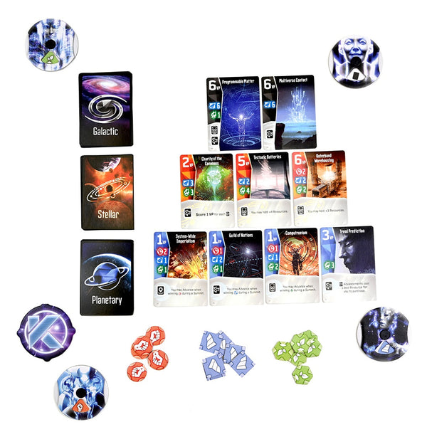 Kardashev Scale Board Game | Board Game Bandit Canada