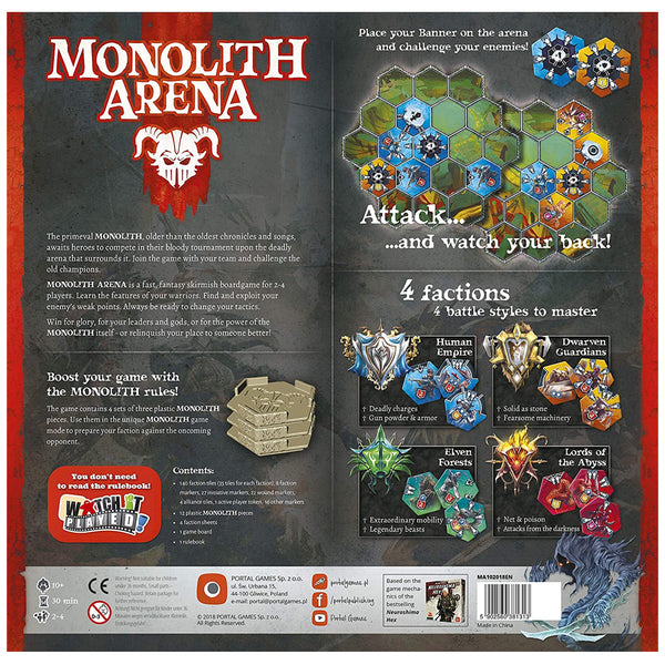 Monolith Arena Board Game | Board Game Bandit Canada