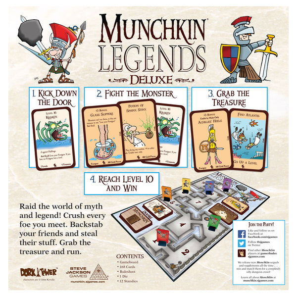 Munchkin Legends Deluxe Card Game | Board Game Bandit Canada