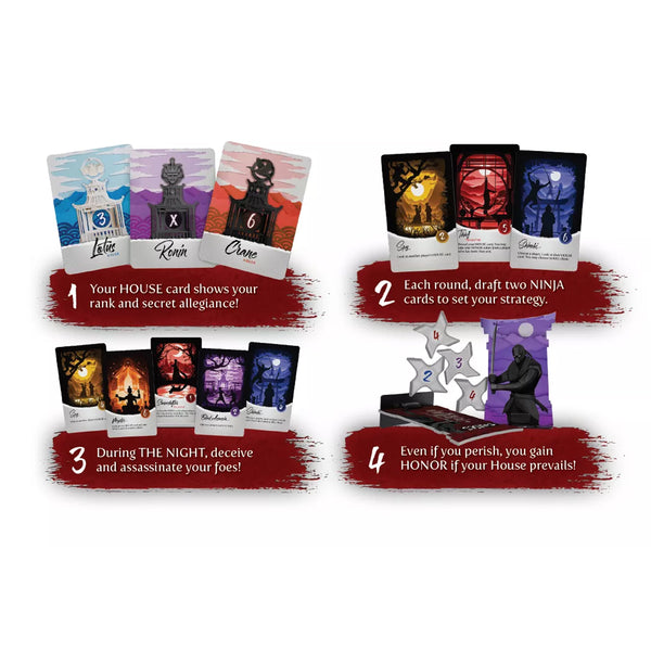 Night of the Ninja Board Game | Board Game Bandit Canada