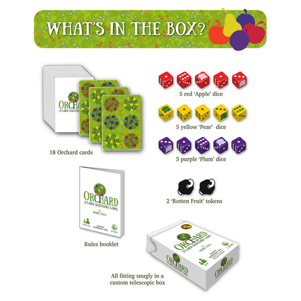 Orchard: A 9 Card Solitaire Game | Board Game Bandit Canada