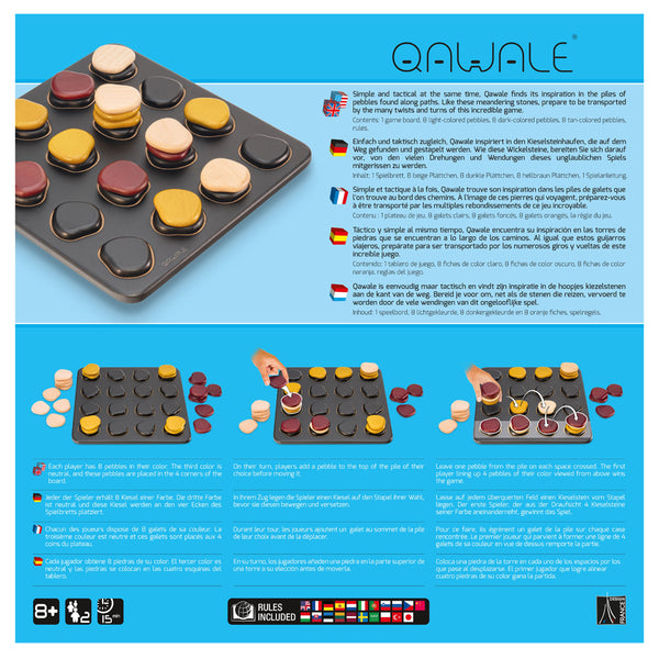 Qawale Abstract Strategy Game | Board Game Bandit Canada