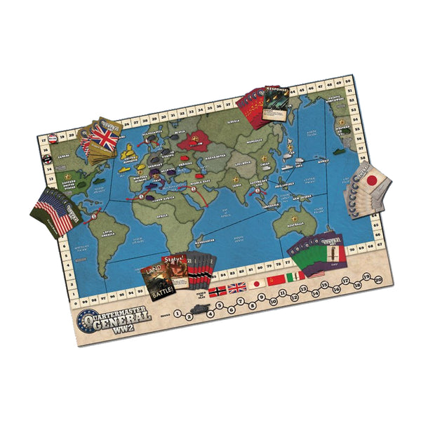 Quartermaster General WW2: 2nd Edition Wargame | Board Game Bandit