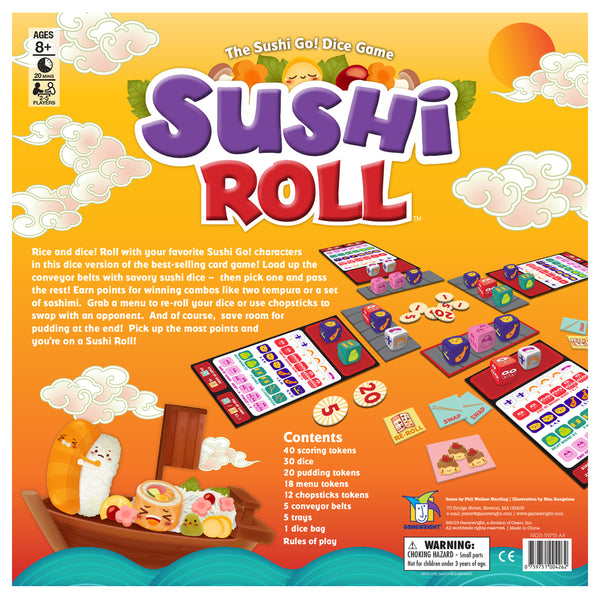 Sushi Roll Board Game | Board Game Bandit Canada