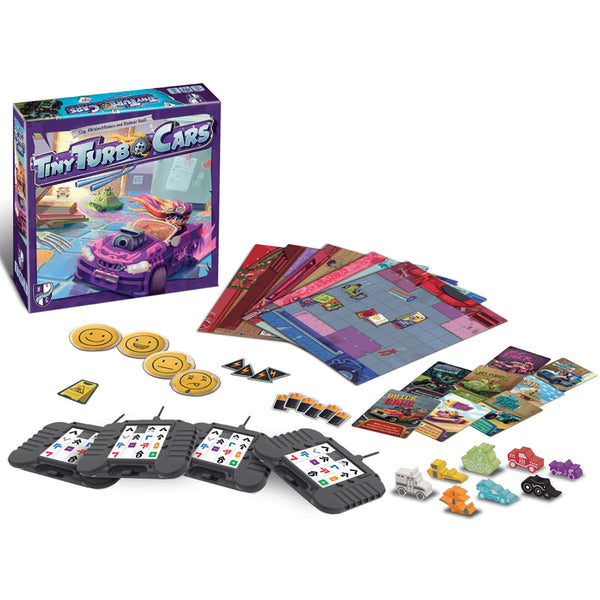 Tiny Turbo Cars Racing Game | Board Game Bandit Canada