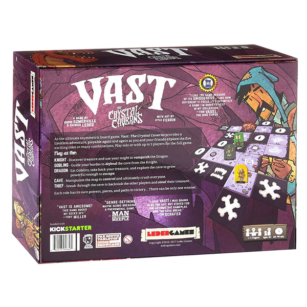 Vast: The Crystal Caverns Game | Board Game Bandit Canada